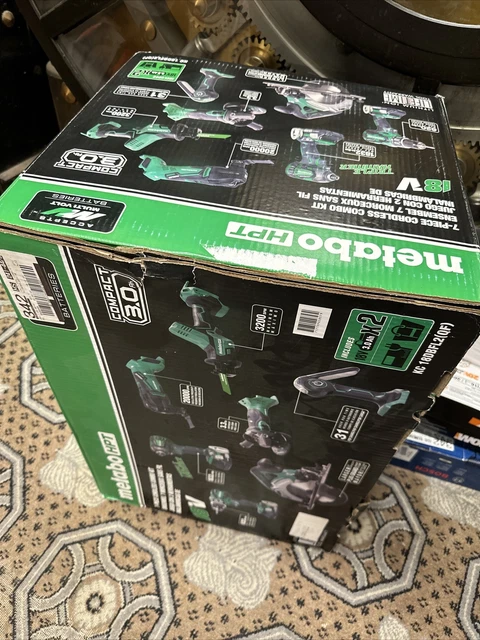 METABO HPT KC18DBFL2QF MultiVolt 18V/36V Li-Ion 7-Piece Tool Combo Kit ...