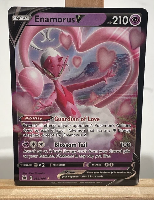 POKÉMON TCG ENAMORUS V Lost Origin 082/196 Regular Ultra Rare Near Mint $3.20 - PicClick AU
