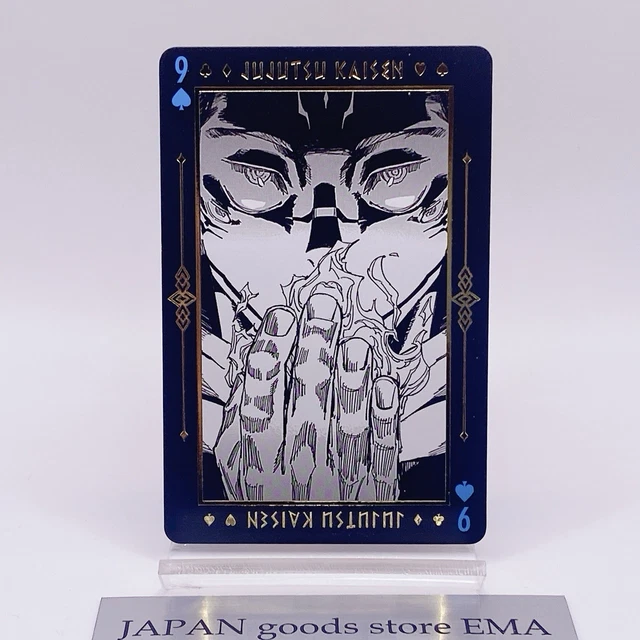 RYOMEN SUKUNA JUJUTSU Kaisen Foil Stamping Playing Card Jump Anime ...