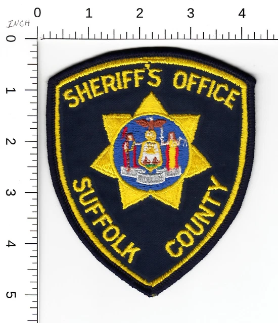 OLDER ISSUE SUFFOLK County Sheriff's Office New York Police Patch $7.99 ...