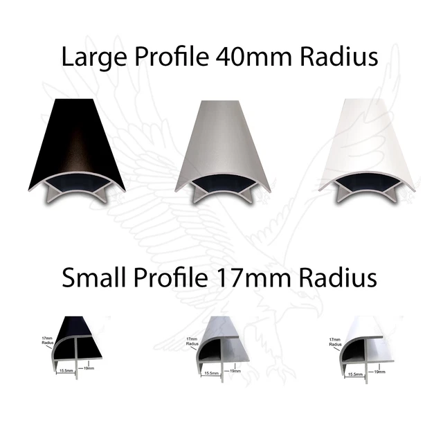 ALUMINIUM CORNER PROFILE FOR 15MM PLY-6 STYLES-2.4m & 2m LENGTHS ...