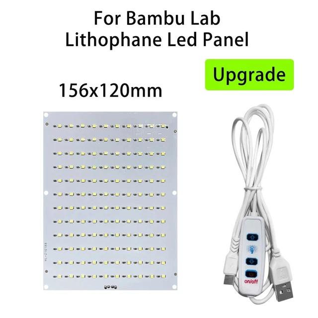 FOR BAMBU LAB Lithophane Panel LED Backlight Board PLA 3D Print Photos ...