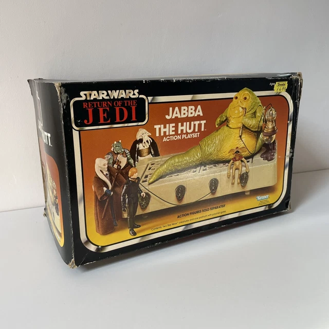 VINTAGE STAR WARS Jabba The Hutt Box Only Kenner 1983 £69.95 - PicClick UK