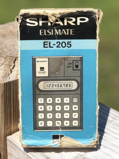 SHARP EL-205 CALCULATOR Vintage *See Description* £7.63 - PicClick UK