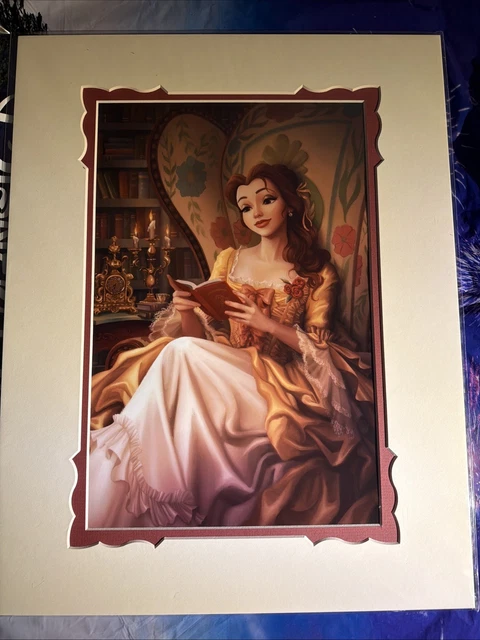 2026 DISNEY DYLAN Bonner Belle Beauty & The Beast Favorite Part Print ...