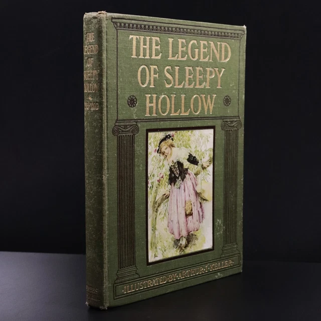 1906 THE LEGEND Of Sleepy Hollow by Washington Irving Antique Childrens ...