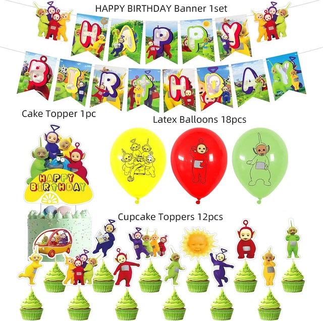 TELETUBBIES PARTY SUPPLIES Cartoon Teletubbies Birthday Party ...