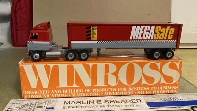 MEGA SAFE Tractor Trailer Winross Truck £10.33 - PicClick UK