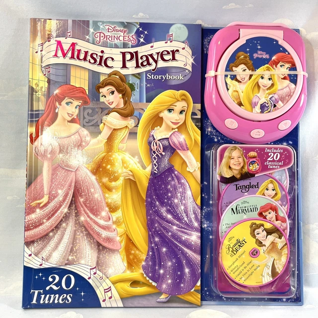 WALT DISNEY PRINCESS Music Player Children's Storybook Sing Along ...