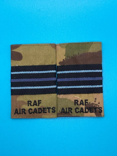 RAF AIR CADETS - RAFAC - Flight Lieutenant MTP Rank Slides (Pair) £5.00 ...