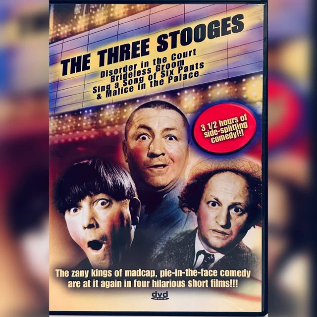 THE THREE STOOGES / Disorder in the Court / Brideless Groom / Sing a ...