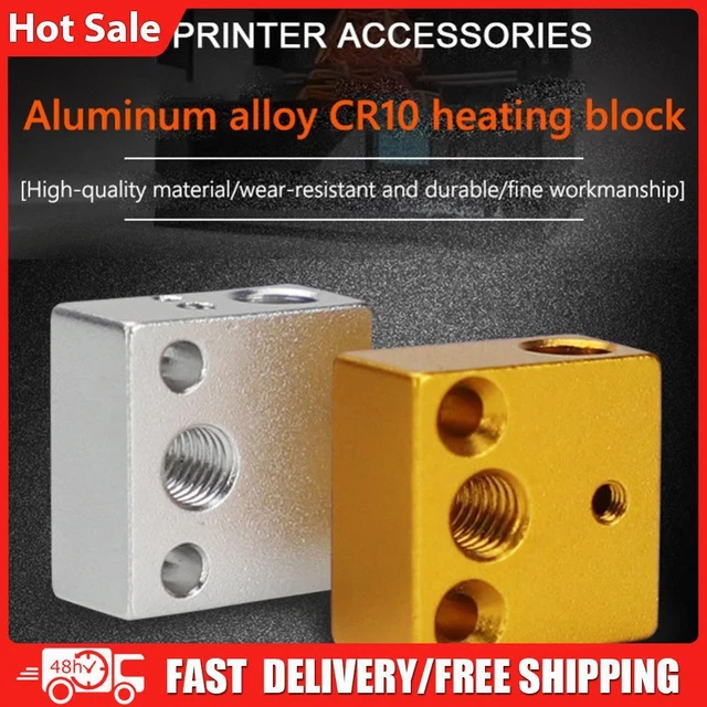 3D PRINTER PART Heater Block for Makerbot MK7 MK8 Extruder Ender 3 / CR ...