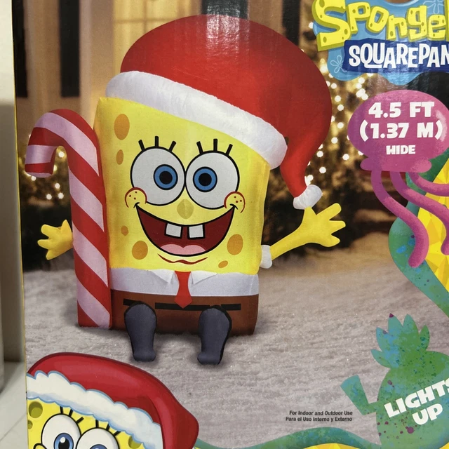 NICKELODEON SPONGEBOB SQUAREPANTS 4.5 Ft Airblown Inflatable With ...