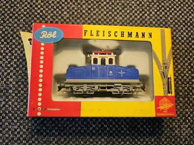 FLEISCHMANN H0 1302 A E-Lok Edelweißbahn blau Weiß mit OK EUR 50,00 ...