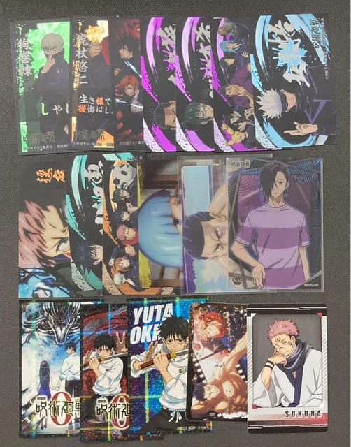 JUJUTSU KAISEN GOODS lot sticker Panda Fushiguro Sukuna postcard EUR 59 ...