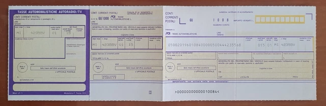 FRANCOBOLLI MARCHE DA bollo Repubblica bollo tassa circolazione auto ...
