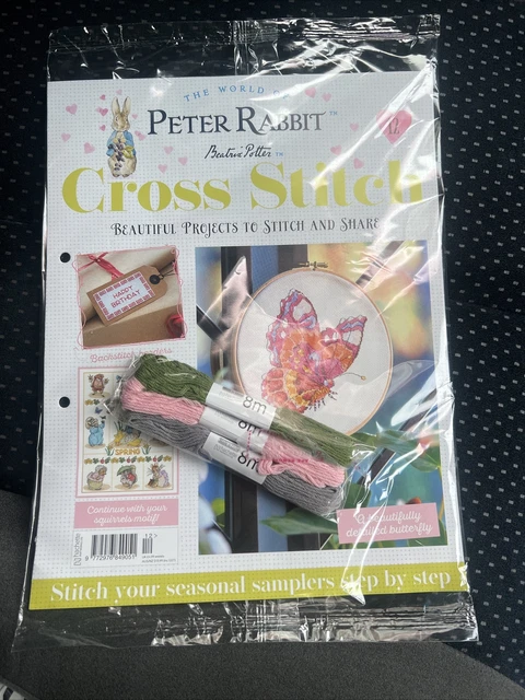 HACHETTE BEATRIX POTTER Peter Rabbit Cross Stitch Partwork Collection ...