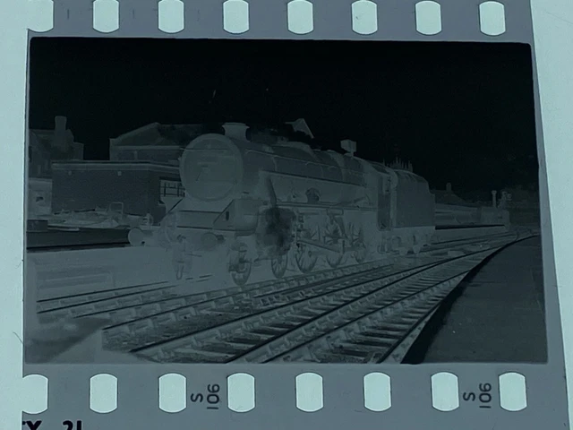 STEAM LOCOMOTIVE LOCO 45156 British Rail Railway Negative Ref 3M-8 £4. ...