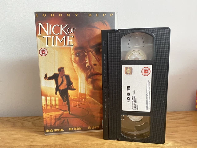 RARE - NICK Of Time Big Box Ex-rental VHS - 1995 Johnny Depp Paramount ...