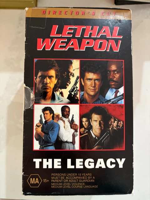 LETHAL WEAPON- THE Legacy- Directors cut 4 VHS Box Set $35.00 - PicClick AU