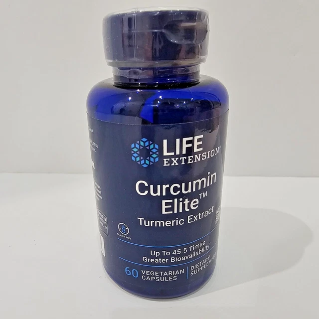 LIFE EXTENSION CURCUMIN Elite Turmeric Extract 60 Capsules £26.99 ...