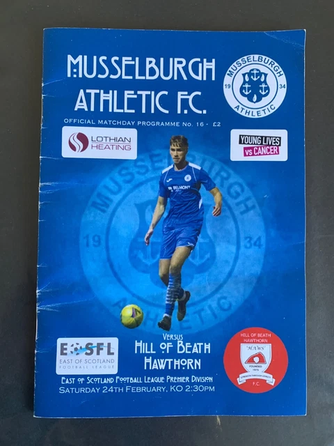 MUSSELBURGH ATHLETIC V Hill of Beath Hawthorn £2.77 - PicClick UK