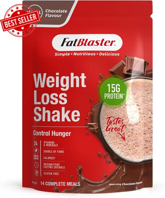 FATBLASTER CHOCOLATE FLAVOUR Weight Loss Shake 465 G $27.85 - PicClick AU