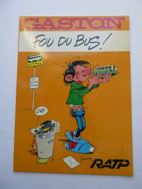 FRANQUIN EDITION PUBLICITAIRE GASTON Fou du bus Etat neuf EUR 24,00 ...