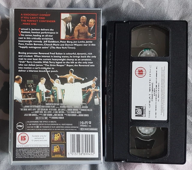 THE GREAT WHITE HYPE (VHS) Samuel L Jackson + Damon Wayans + Jeff Goldblum +Berg £9.99 - PicClick UK