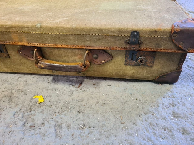 WW2 1940S BRITISH Army Demob Suitcase 1946 Papworth £20.00 - PicClick UK