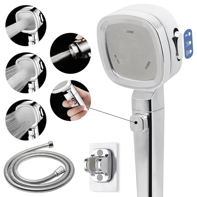 HIGH PRESSURE WATER Saving RV Camper Shower Head Effortless Bathing ...