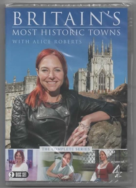 BRITAIN'S MOST HISTORIC Towns with Alice Roberts (2-Disc) DVD Set - New ...
