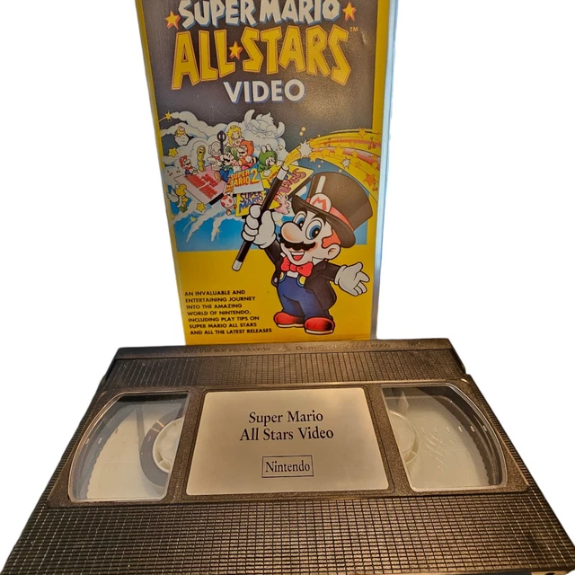 NINTENDO SUPER MARIO All Stars Video On VHS Video Cassette Tape £25.25 ...