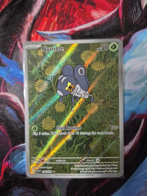 POKÉMON TCG MEGA Evolution Phantasmal Flames Nymble 096/094 NM £5.95 ...