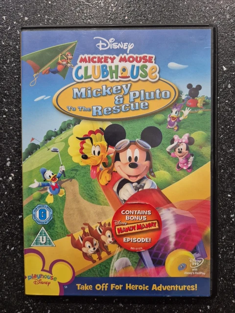 MICKEY MOUSE CLUBHOUSE - MICKEY AND PLUTO TO THE RESCUE (DVD, 2010 ...