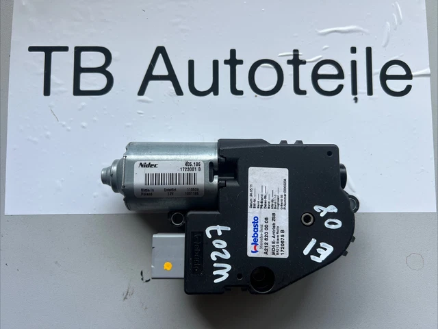 MERCEDES BENZ W204 W207 W212 Schiebedach Motor Antrieb A2128200008 EUR ...