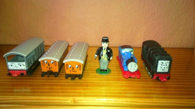 6 TRAINS ERTL Thomas The Tank Engine Anne & Clarabel Diesel Fat ...