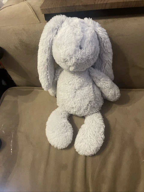 M&S BUNNY RABBIT Soft Toy Grey Floppy Ears Super Soft 13” £9.00 ...