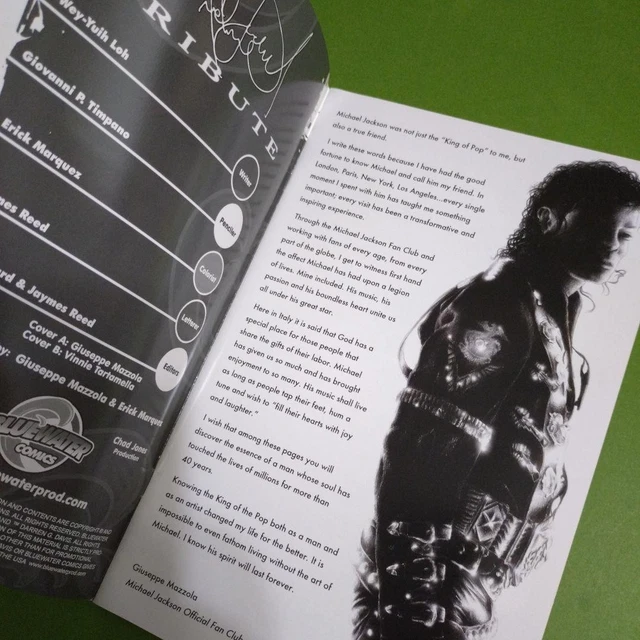 MICHAEL JACKSON TRIBUTE Foreign Book Comic £18.87 - PicClick UK