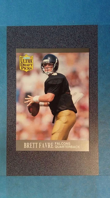 CT26) 1991 FLEER Ultra Draft Picks BRETT FAVRE RC #283 Atlanta Falcons ...