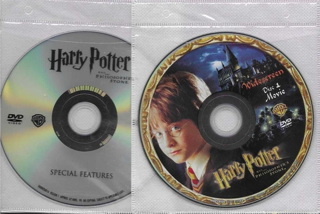 HARRY POTTER AND the Philosopher's Stone (2001) - DVD - DISC ONLY - D ...