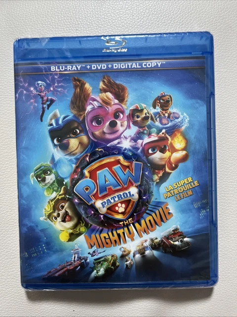 PAW PATROL: THE Mighty Movie (Blu-ray) Kids Cartoon Brand New and ...