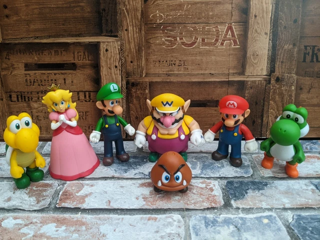4X SUPER MARIO Bros. Mario Luigi Yoshi Koopa Troopa PVC Figure Plastic ...