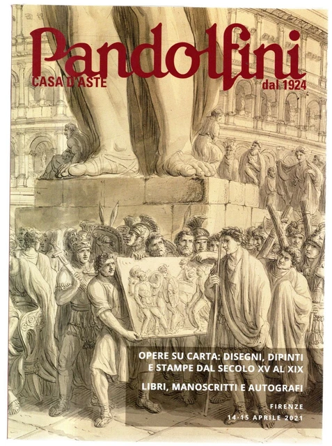 PANDOLFINI. FIRENZE. OPERE Su Carta: Disegni... Catalogo Asta 14-15 Apr ...