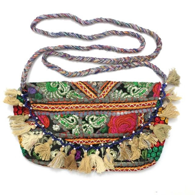 BORSA DONNA ETNICA vintage tribale banjara indiana fatta a mano ...