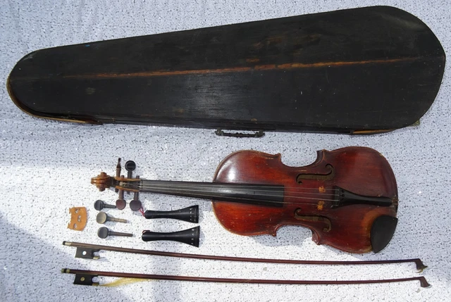 ANTIQUE GERMAN VIOLIN Antonius Stradivarius Cremonensis Faciebat Anno 1736 $9.95 - PicClick AU