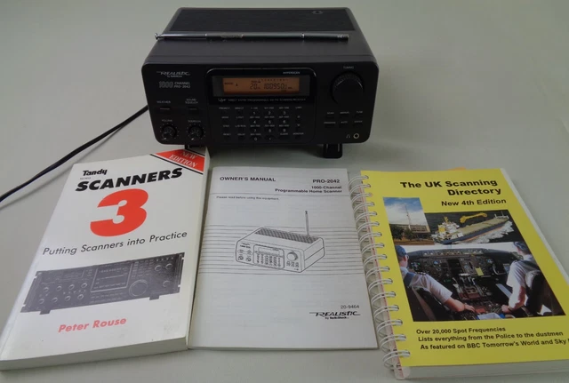 REALISTIC PRO-2042 1000 Channel Radio Scanner Receiver + Instructions ...