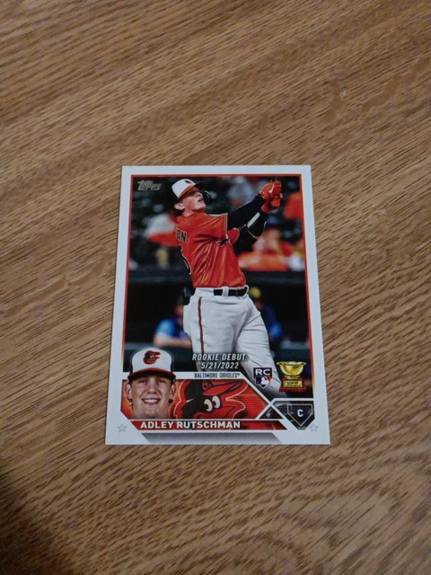 MISE À JOUR 2023 Topps ADLEY RUTSCHMAN* Rookie Debut RC #US180 ...