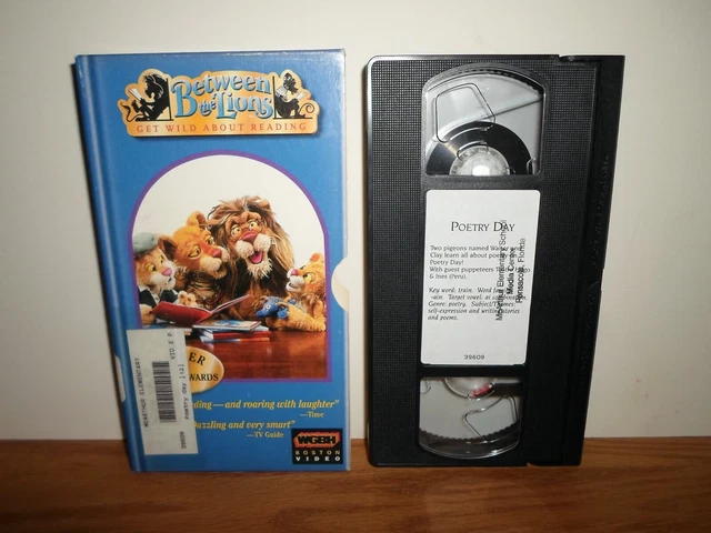 TESTED BETWEEN THE Lions VHS *Poetry Day* Reading Vocabulary Spelling ...