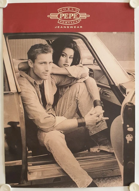 AFFICHE JEANS PEPE World Service - JEANSWEAR - £20.82 - PicClick UK